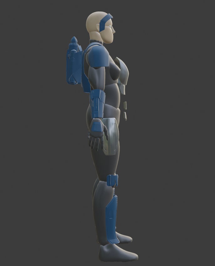 Bo Katan, complete armour, Jetpack, helmet and blasters – Ares Designs