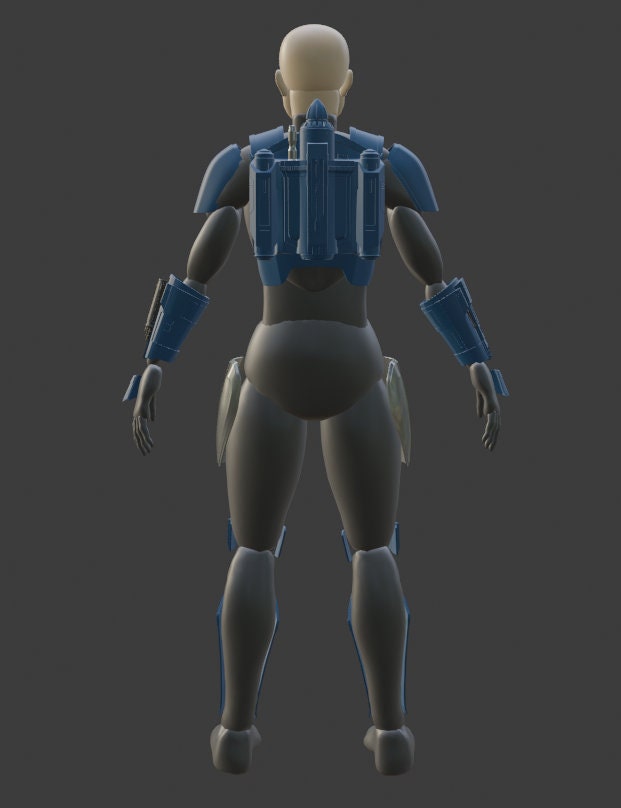 Bo Katan, complete armour, Jetpack, helmet and blasters – Ares Designs